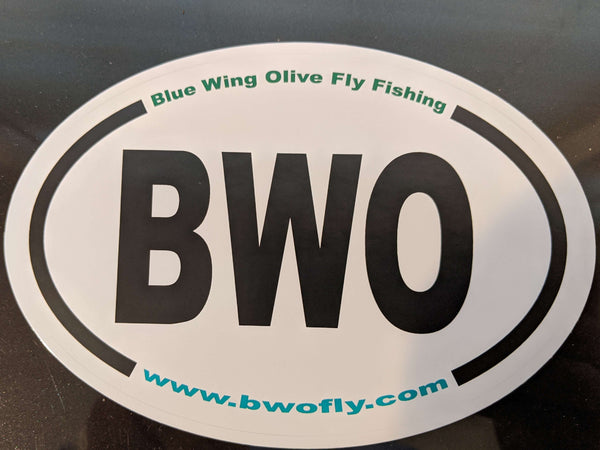 BWO Euro Sticker – Blue Wing Olive