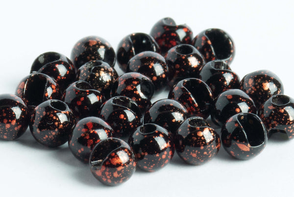 Mottled Slotted Tungsten Beads For Fly Tying 100 Pack Blue Wing Olive