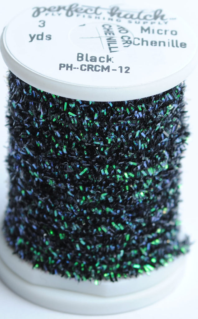 Perfect Hatch Micro Crystal Chenille – Blue Wing Olive