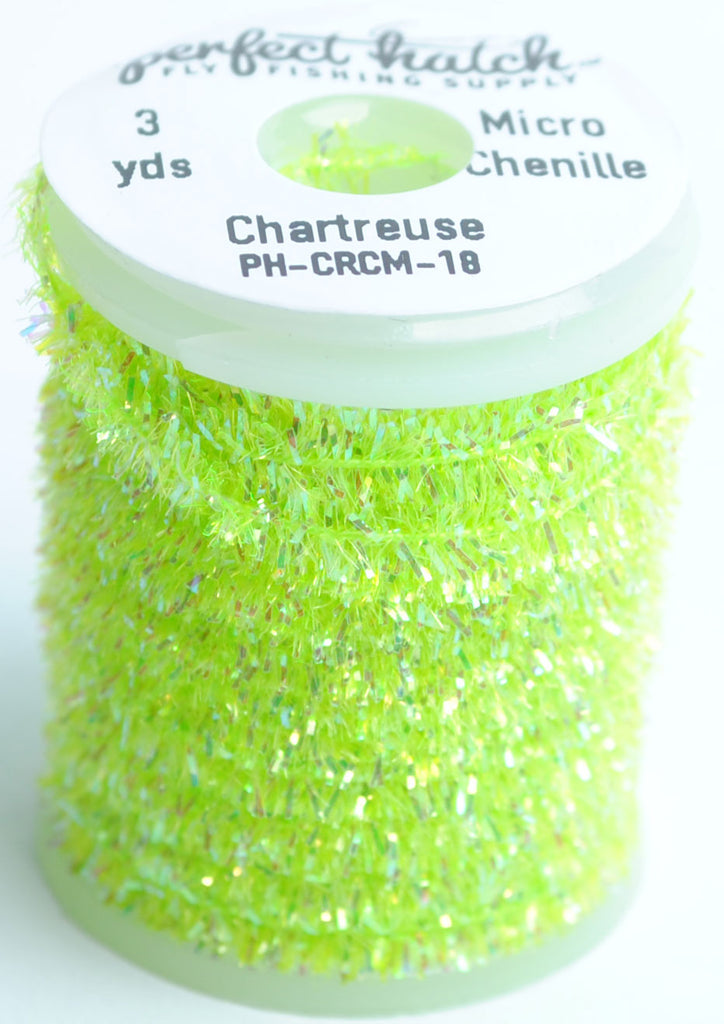 Perfect Hatch Micro Crystal Chenille – Blue Wing Olive