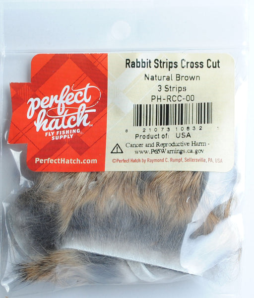 Perfect Hatch Rabbit Strips Cross Cut – Blue Wing Olive